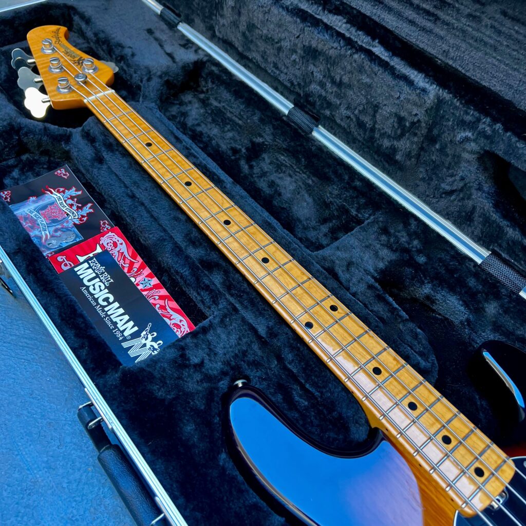 Ernie Ball Music Man Classic StingRay Vintage Sunburst Figured Maple ...