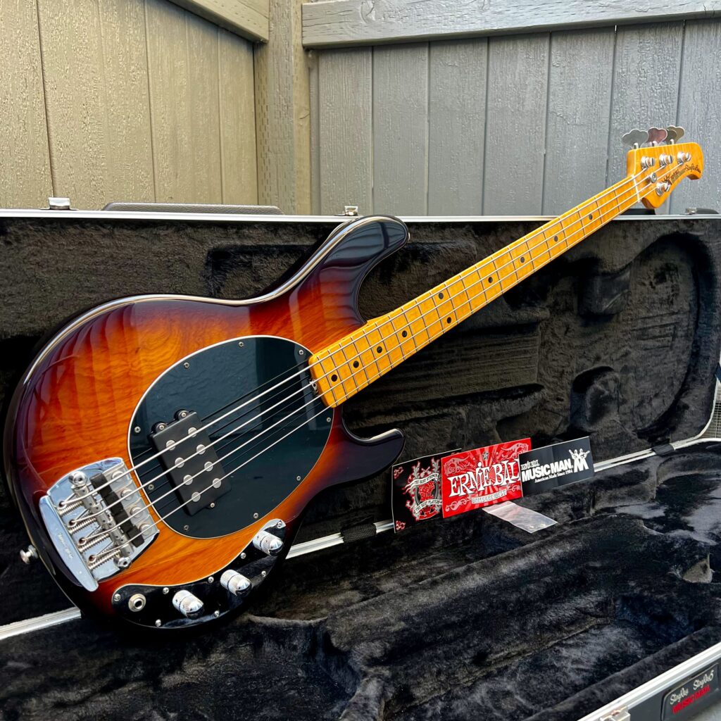 Ernie Ball Music Man Classic StingRay Vintage Sunburst Figured Maple ...