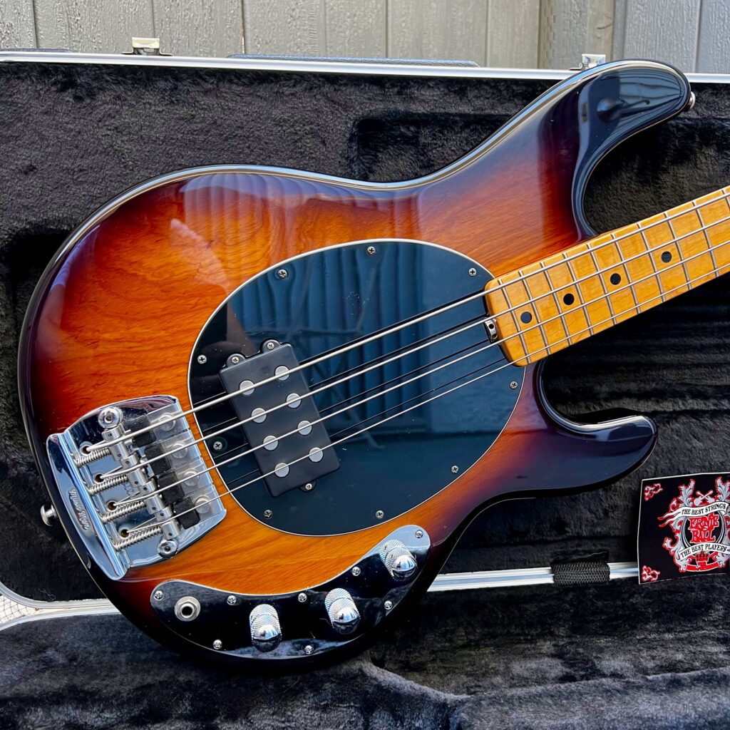 Ernie Ball Music Man Classic StingRay Vintage Sunburst Figured Maple ...