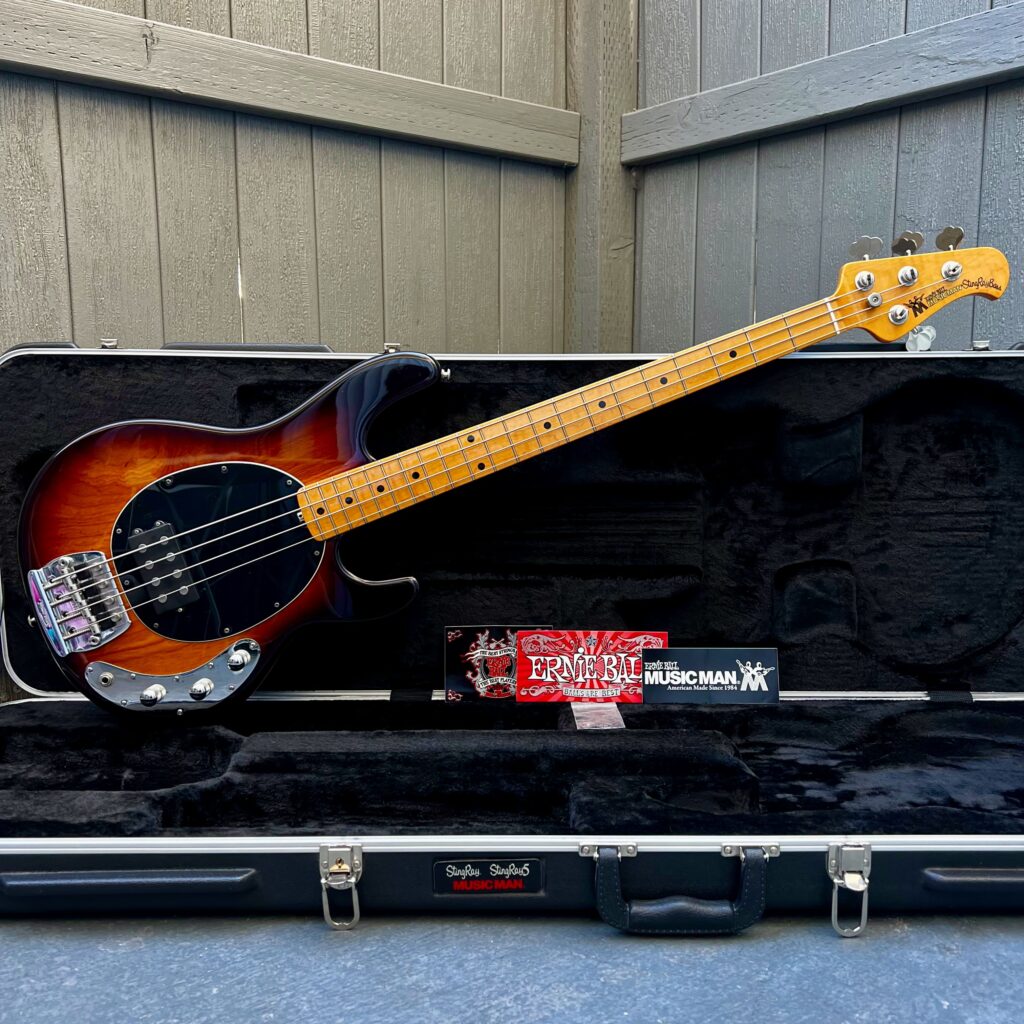 Ernie Ball Music Man Classic StingRay Vintage Sunburst Figured Maple ...