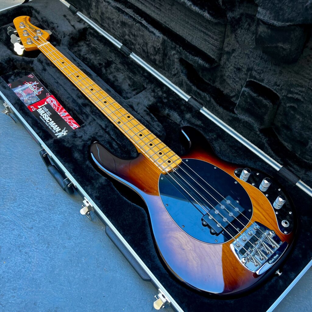 Ernie Ball Music Man Classic StingRay Vintage Sunburst Figured Maple ...