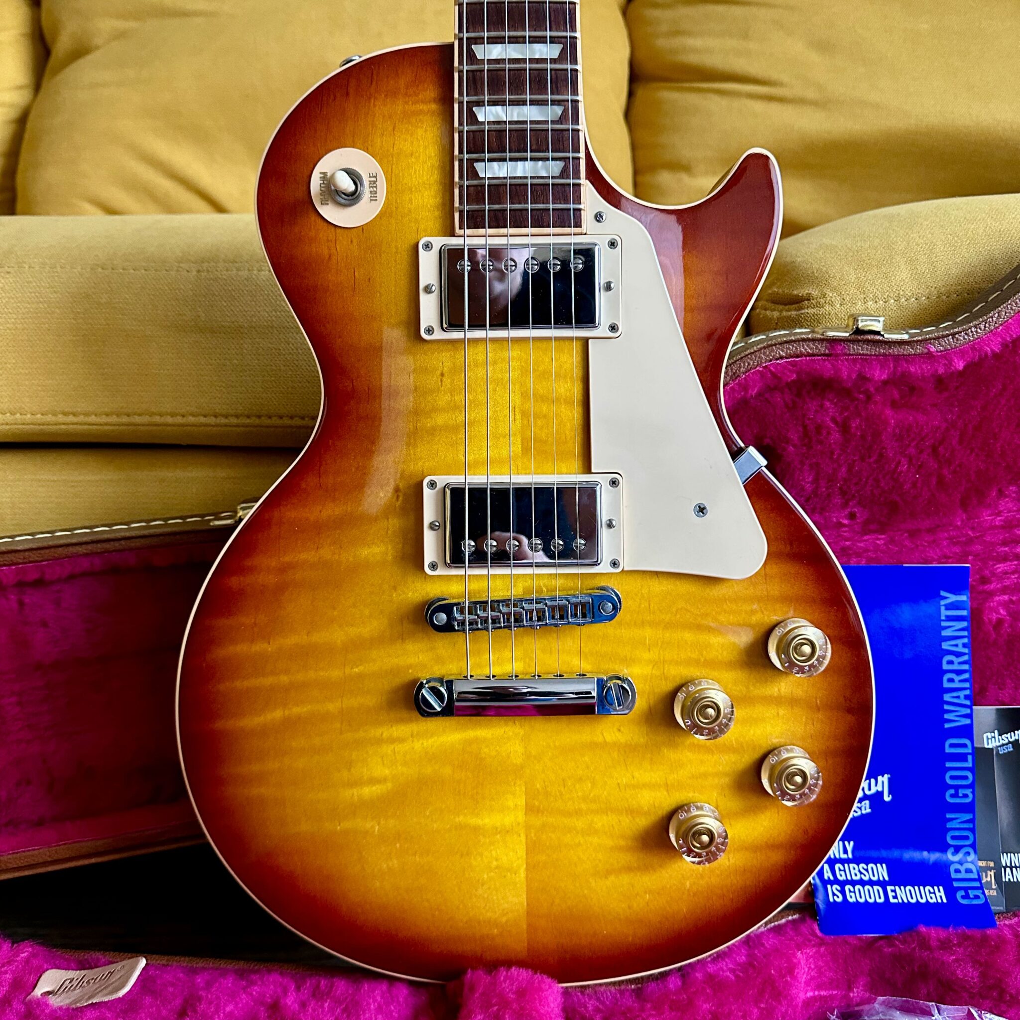 2012 Gibson Les Paul Traditional Plus Iced Tea Burst with OSHC - I Want ...