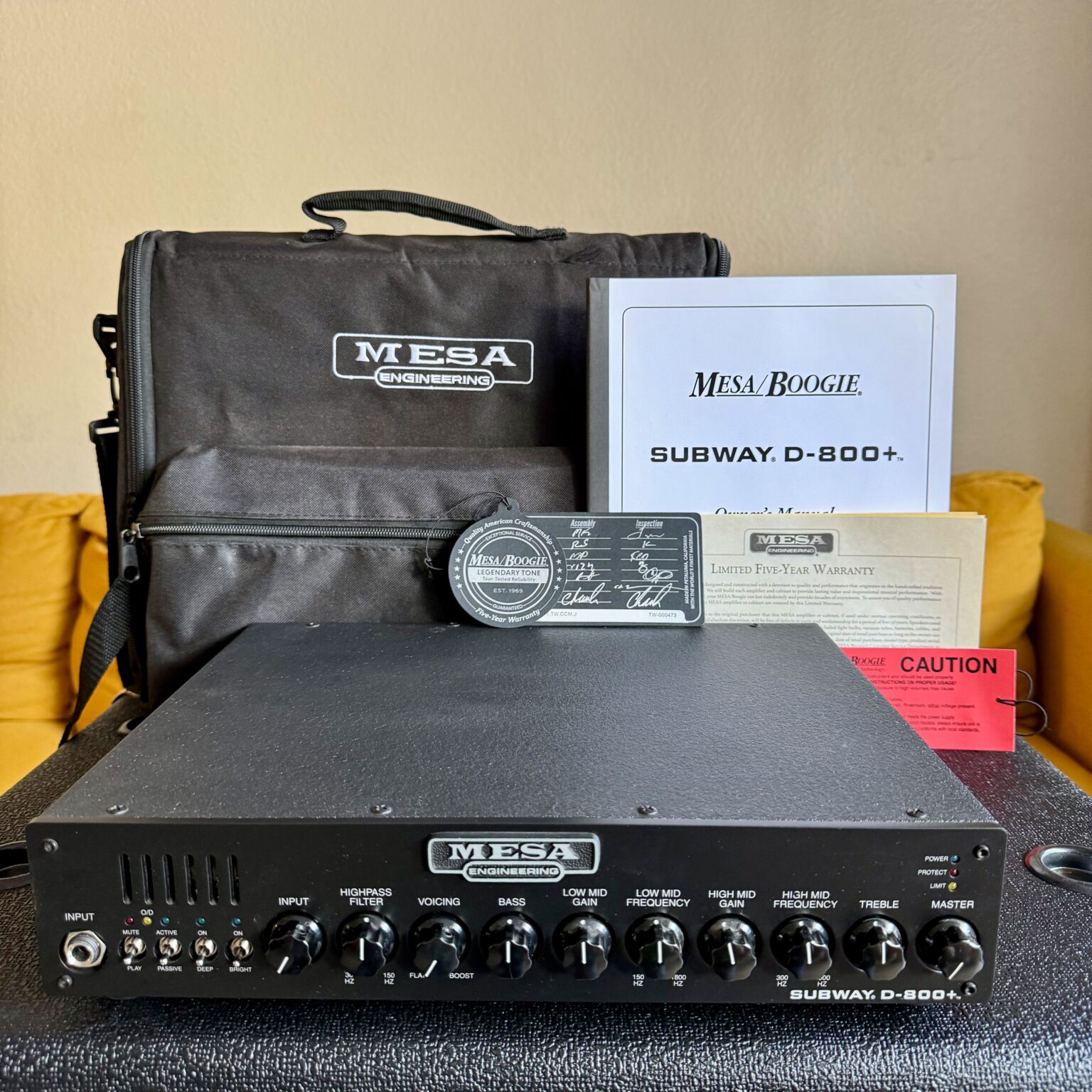 Mesa Boogie Subway D-800+ Bass Amp - I Want That Guitar