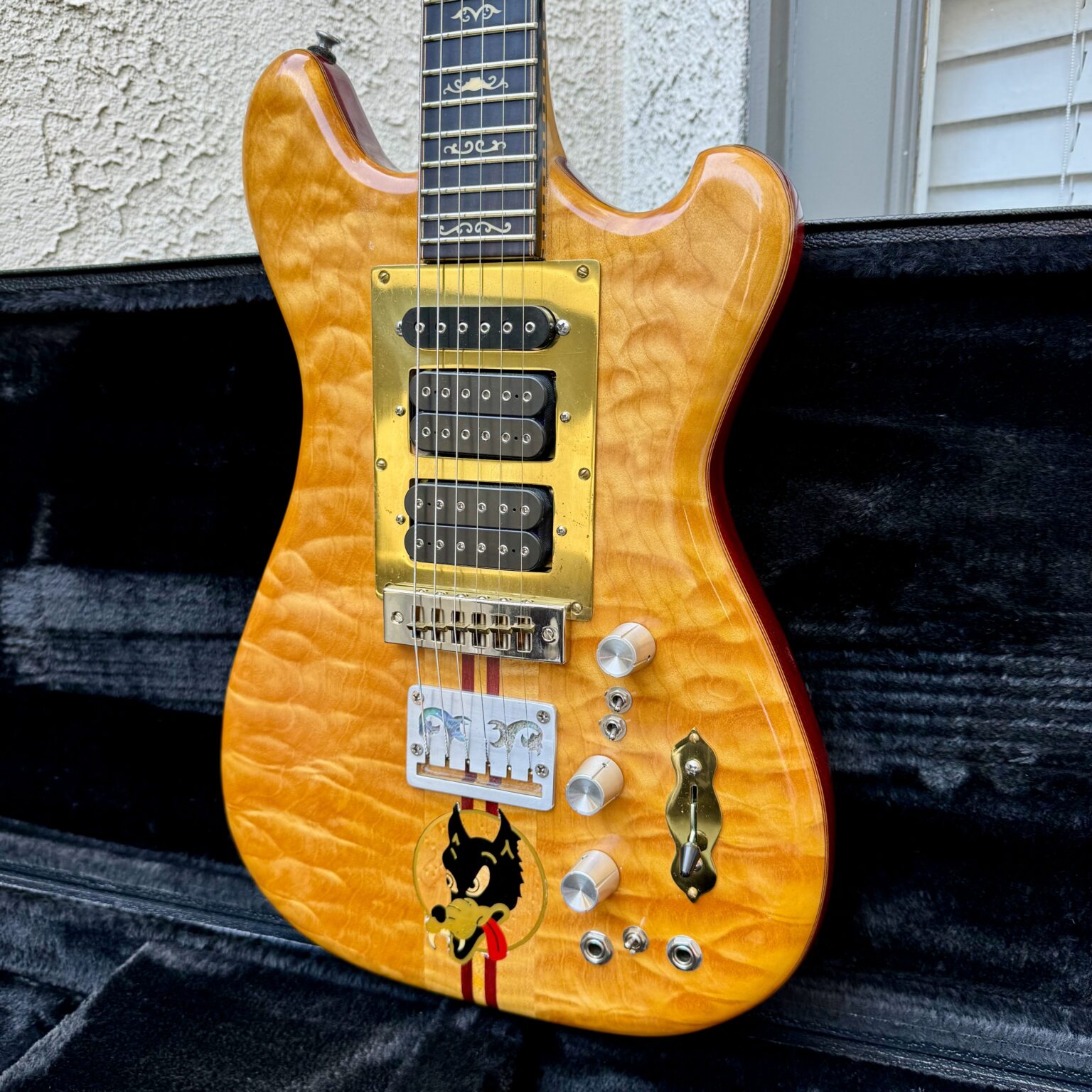 Robert Rusch Jerry Garcia Wolf Guitar Replica - I Want That Guitar