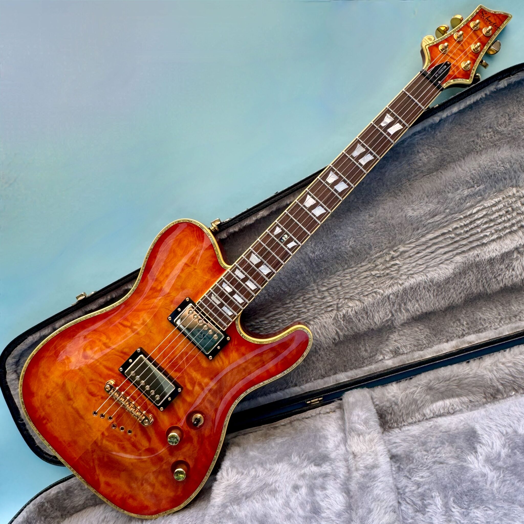 2003 Schecter PT-Custom Diamond Series Honey Burst Quilted Maple - I ...