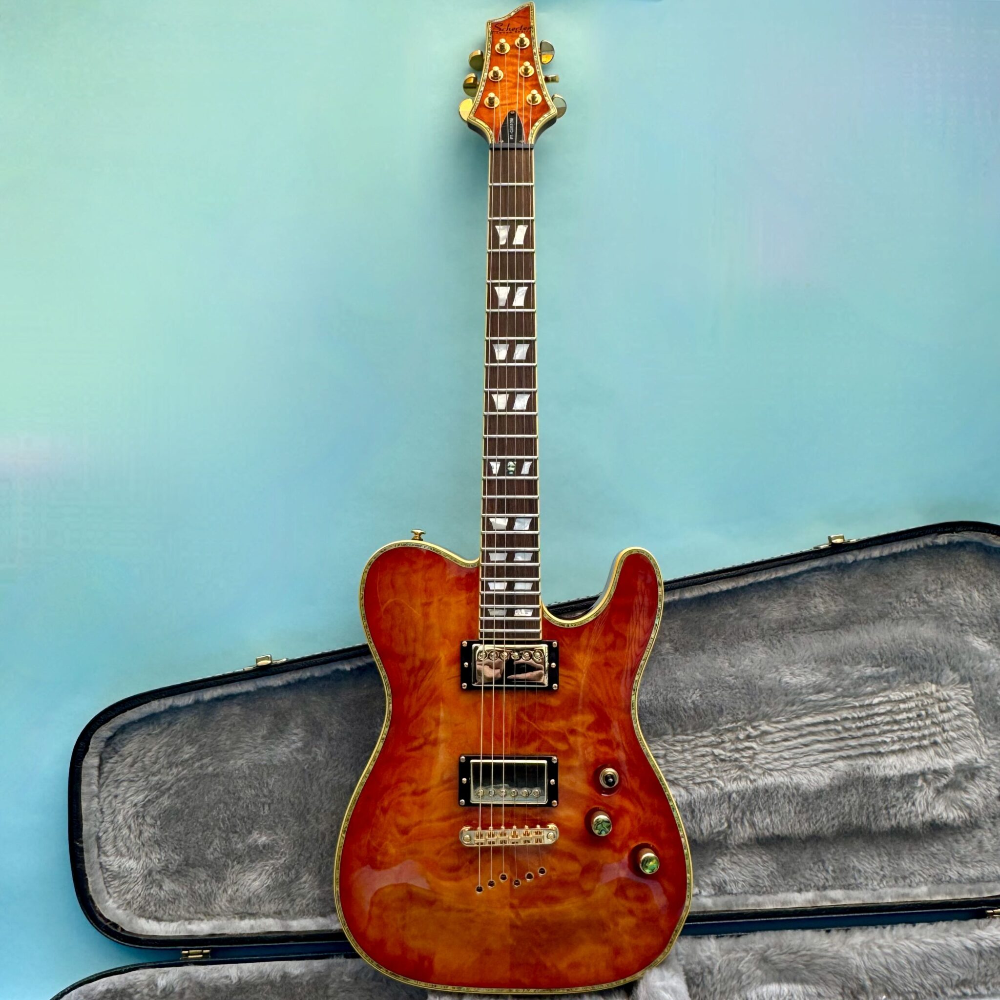 2003 Schecter PT-Custom Diamond Series Honey Burst Quilted Maple - I ...