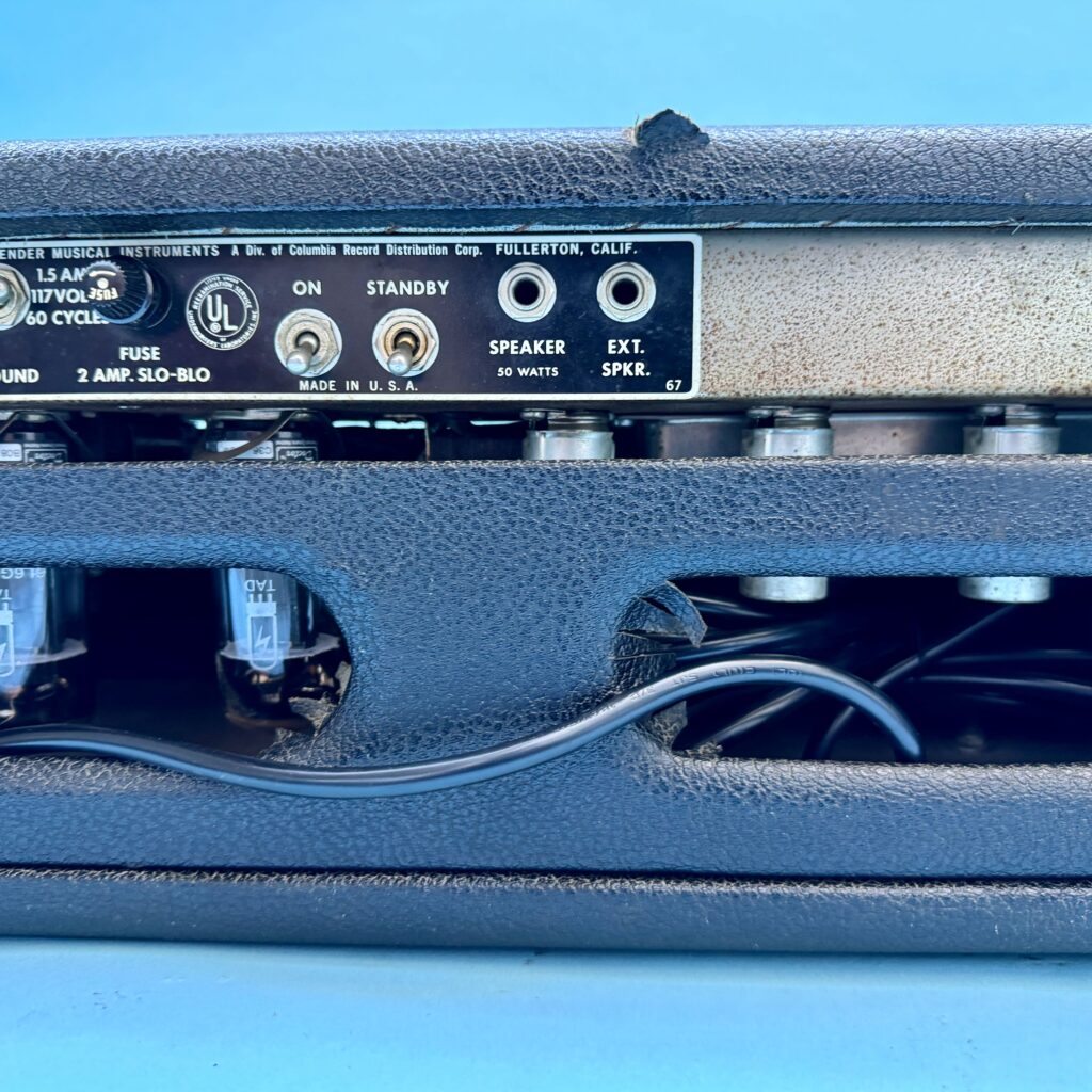 1965 Fender Bassman Amp Black Face AA165 – All Original - I Want That ...
