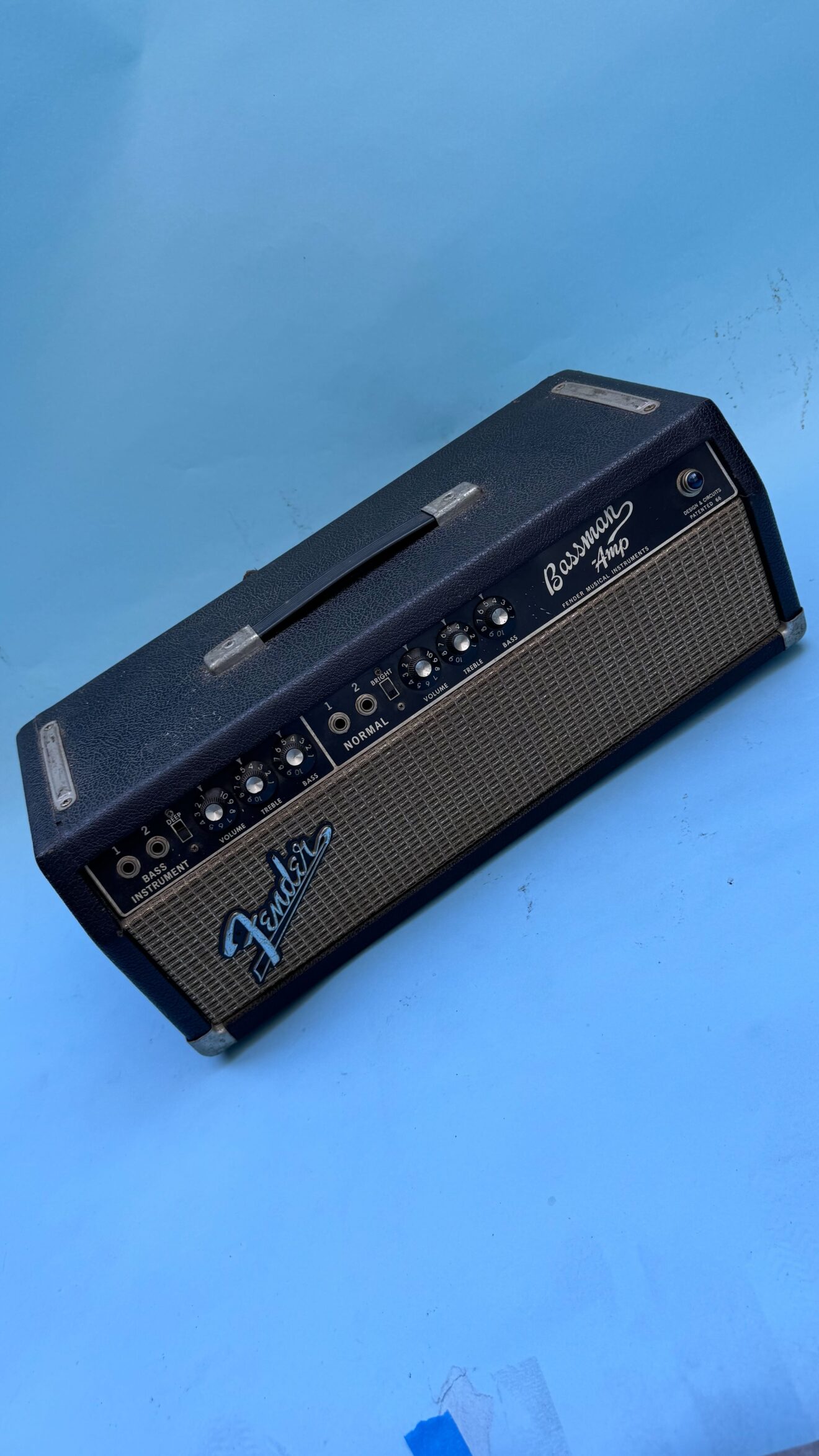 1965 Fender Bassman Amp Black Face AA165 – All Original - I Want That ...