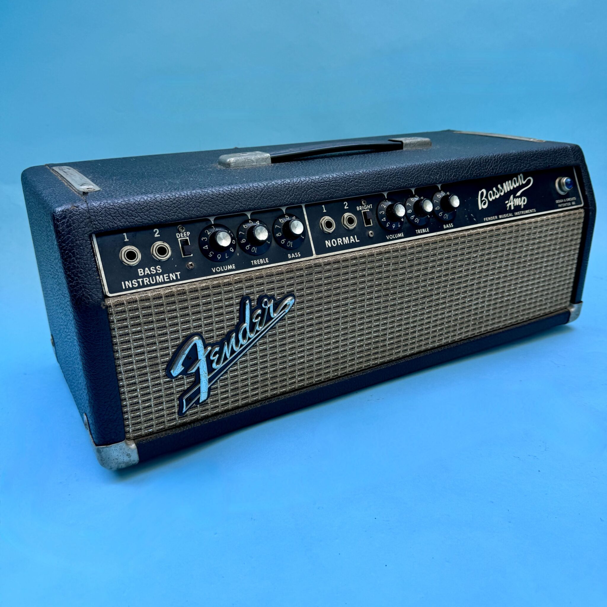 1965 Fender Bassman Amp Black Face AA165 – All Original - I Want That ...