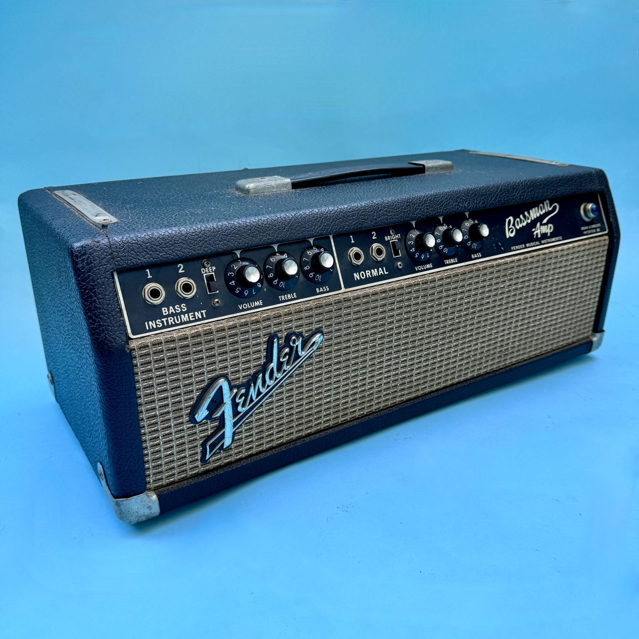 1965 Fender Bassman Amp Black Face AA165 – All Original - I Want That ...