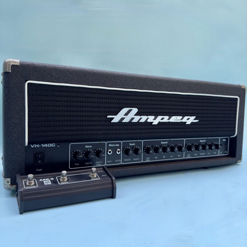 1994 Ampeg VH-140C Guitar Amp Head Black - I Want That Guitar