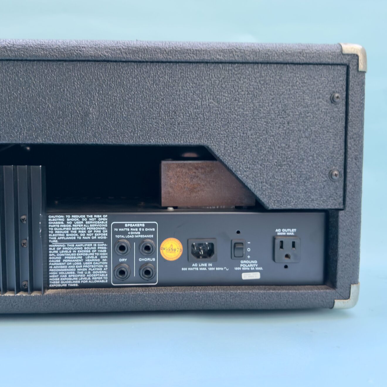1994 Ampeg VH-140C Guitar Amp Head Black - I Want That Guitar