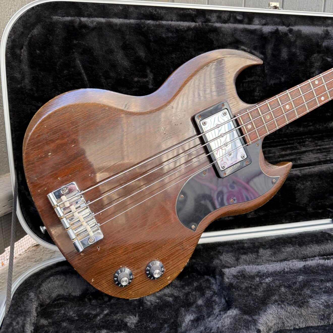 Vintage 1970 Gibson EB-0L Bass Natural - I Want That Guitar